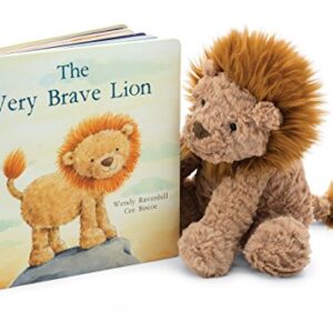 Jellycat The Very Brave Lion: A Baby Board Book Children's Book | Baby Gift