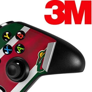 Skinit Decal Gaming Skin Compatible with Xbox One S Controller - Officially Licensed NHL Minnesota Wild Jersey Design