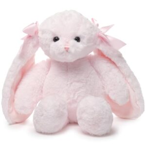 bearington bun bun the plush easter bunny, 14 inch pink bunny easter stuffed animal