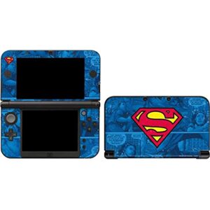 skinit decal gaming skin compatible with 3ds xl 2015 - officially licensed warner bros superman logo design