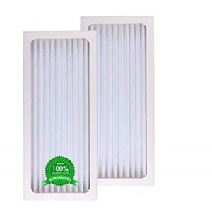 replacement 04384 hepa filter compatible with hamilton beach 04383, 04384, air purifier filter part # 990051000 (2 pack)