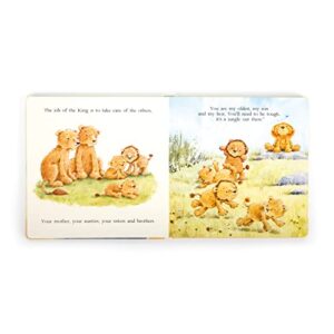 Jellycat The Very Brave Lion: A Baby Board Book Children's Book | Baby Gift