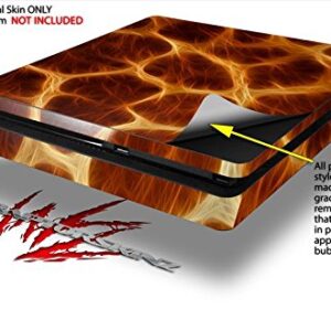 Vinyl Decal Skin Wrap compatible with Sony PlayStation 4 Slim Console Fractal Fur Giraffe (PS4 NOT INCLUDED)