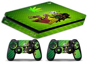 skin ps4 slim - marijuana bob marley - limited edition decal cover adesiva playstation 4 slim sony bundle