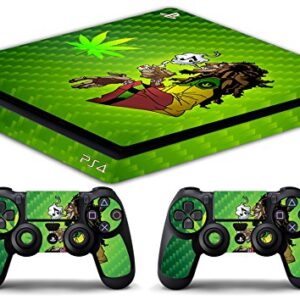 Skin Ps4 Slim - Marijuana BOB Marley - Limited Edition Decal Cover ADESIVA Playstation 4 Slim Sony Bundle