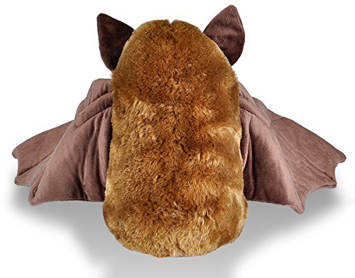 Wild Republic Brown Bat Plush, Stuffed Animal, Plush Toy, Gifts for Kids, Cuddlekins 12 Inches,Multi