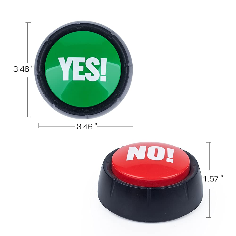 MyMealivos Set of 4, The NO, YES, Sorry and Maybe Buttons