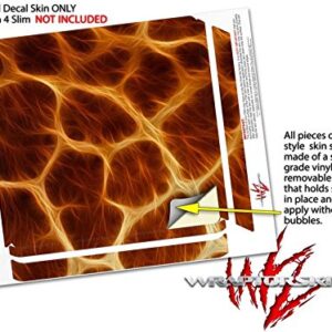 Vinyl Decal Skin Wrap compatible with Sony PlayStation 4 Slim Console Fractal Fur Giraffe (PS4 NOT INCLUDED)