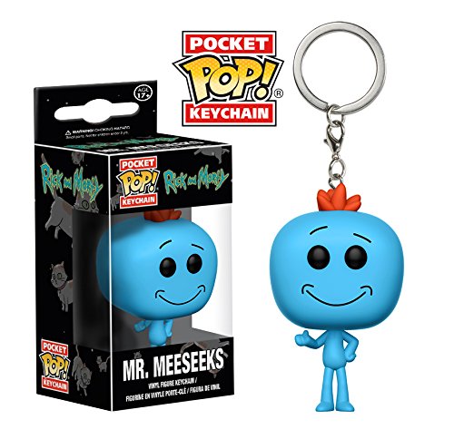 Funko Pop Keychain Rick and Morty Meeseeks Action Figure