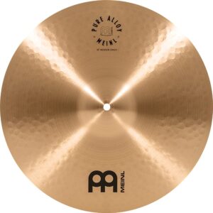 meinl 16" medium crash cymbal - pure alloy traditional - made in germany, 2-year warranty (pa16mc)