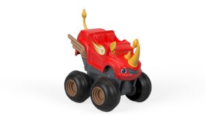 fisher-price nickelodeon blaze & the monster machines, slam & go rhino truck