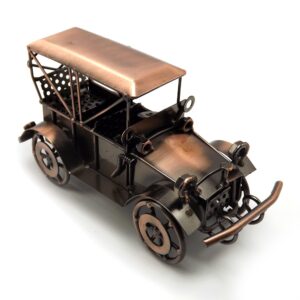 escomdp vintage vehicle home decor antique car room decoration ornaments handcrafted collectible vehicle metal kids model toy (vintage vehicle)