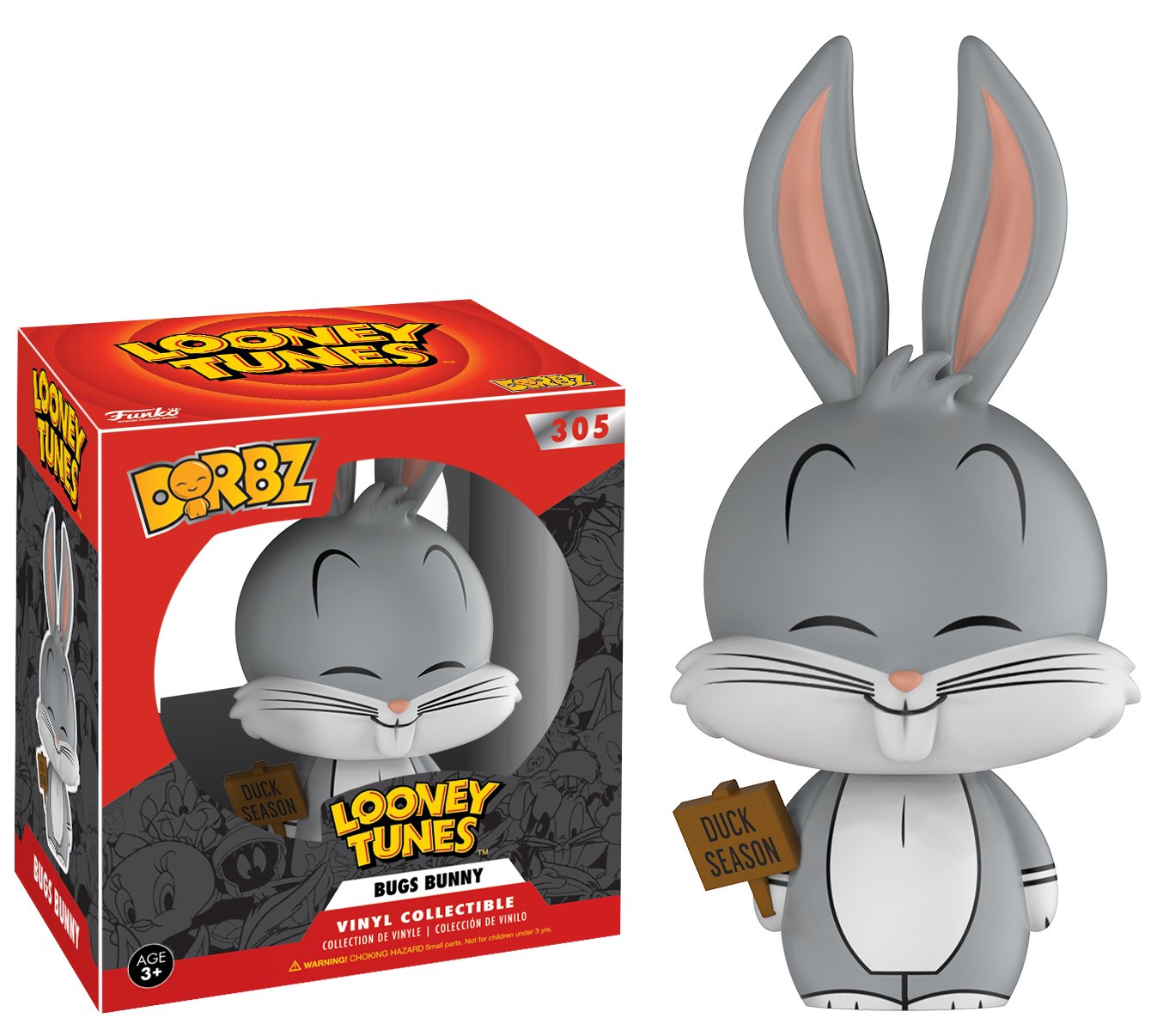 Funko Dorbz Looney Tunes Bugs Bunny Duck Season Action Figure