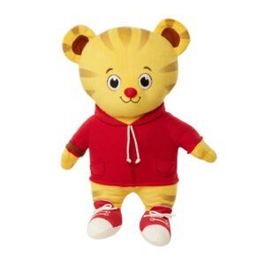 jakks pacific daniel tiger's neighborhood talking plush soft & cuddly stuffed toy, features phrases & songs!