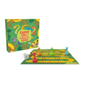 Pressman Giant Snakes & Ladders Game - Classic Gameplay Supersized, 60 months to 1188 months