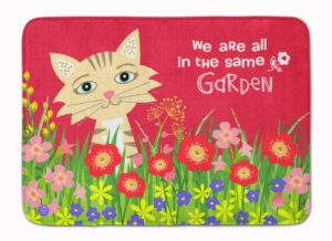 garden cat machine washable memory foam mat