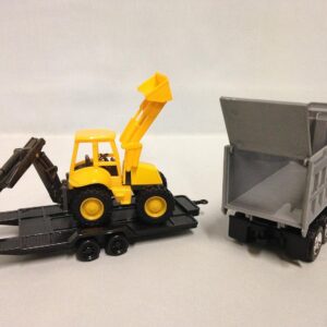 New Ray International Lonestar, Dump Truck w/Wheel Loader 1:43 Scale 18" DIECAST Toy #16633 Yellow