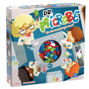 blue orange games dr. microbe science speed logic board game