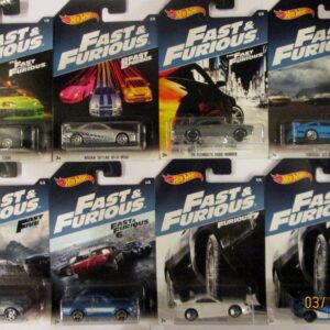 Hot Wheels 2017 Fast & Furious Exclusive Bundle of 8