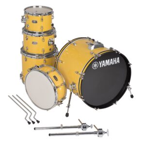 yamaha rydeen 5pc shell pack with 20" bass drum, mellow yellow