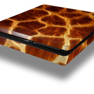 Vinyl Decal Skin Wrap compatible with Sony PlayStation 4 Slim Console Fractal Fur Giraffe (PS4 NOT INCLUDED)