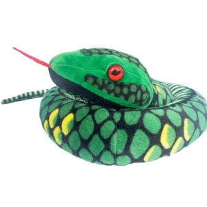 Lazada Snake Stuffed Animal Plush Giant Anaconda Realistic Kids Toys Green 67 Inches