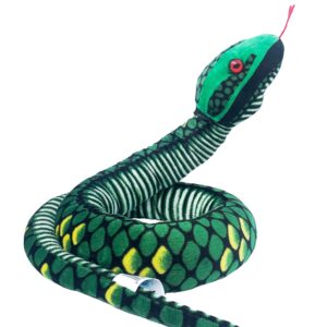 Lazada Snake Stuffed Animal Plush Giant Anaconda Realistic Kids Toys Green 67 Inches