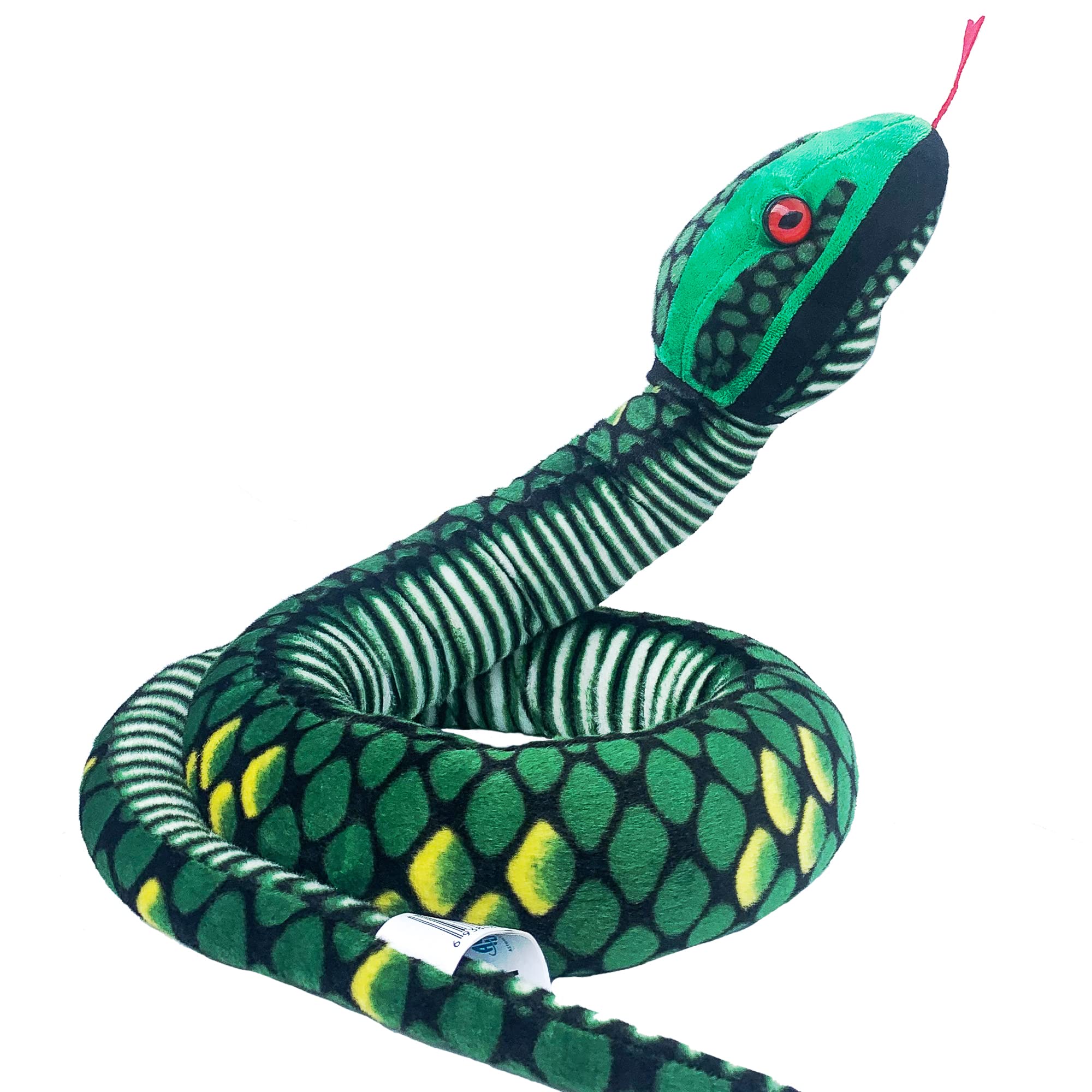 Lazada Snake Stuffed Animal Plush Giant Anaconda Realistic Kids Toys Green 67 Inches