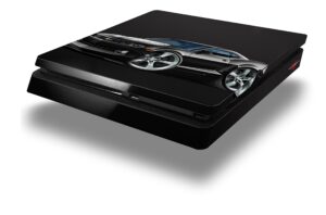 vinyl decal skin wrap compatible with sony playstation 4 slim console 2010 camaro rs black (ps4 not included)