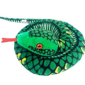 Lazada Snake Stuffed Animal Plush Giant Anaconda Realistic Kids Toys Green 67 Inches