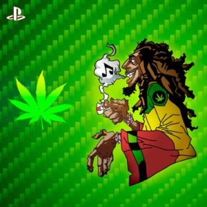 Skin Ps4 Slim - Marijuana BOB Marley - Limited Edition Decal Cover ADESIVA Playstation 4 Slim Sony Bundle