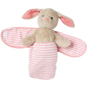 Manhattan Toy Baby Bunny Stuffed Animal with Swaddle Blanket, 11"