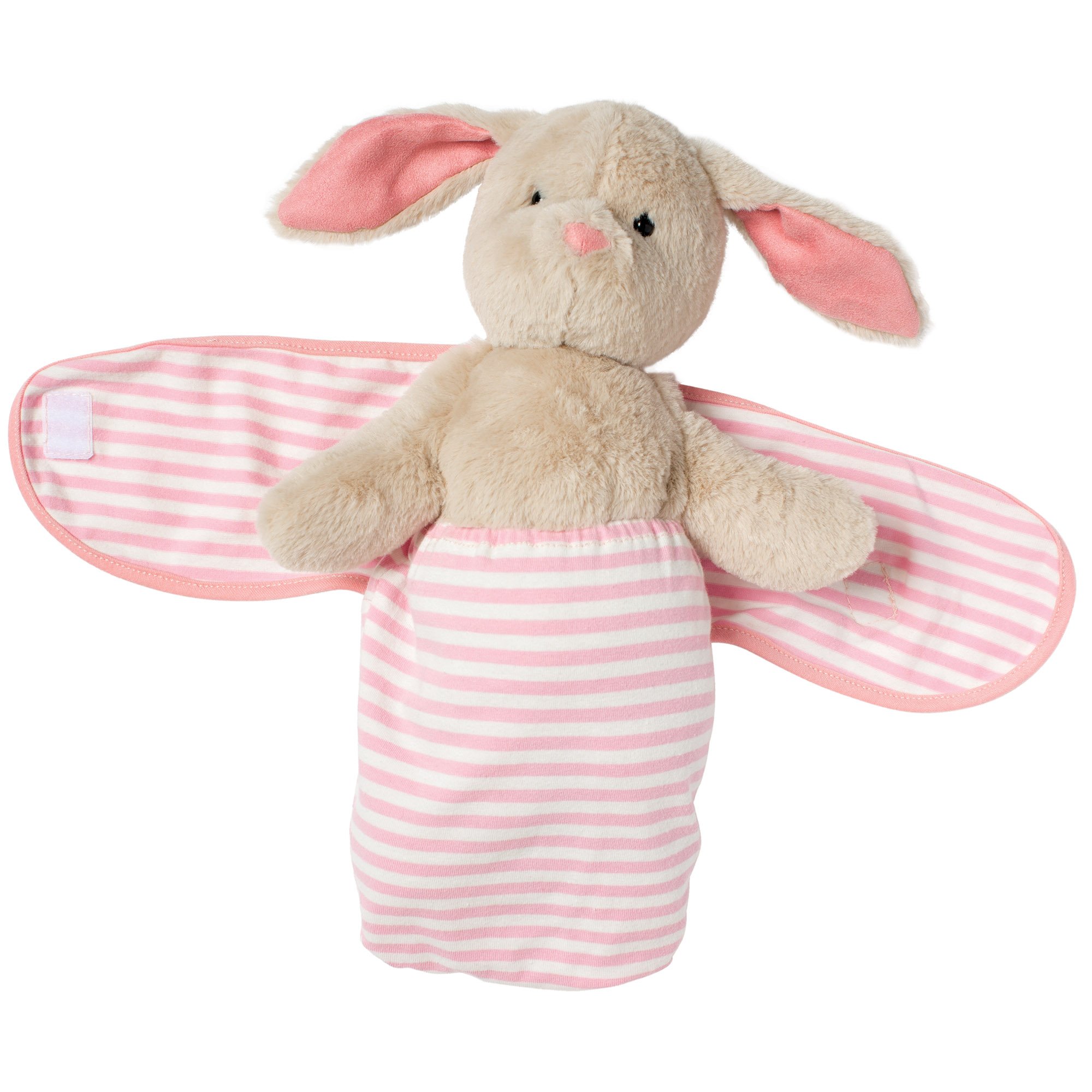 Manhattan Toy Baby Bunny Stuffed Animal with Swaddle Blanket, 11"