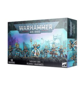 games workshop 99120102063" thousand sons rubric marines, black, 12 years to 99 years