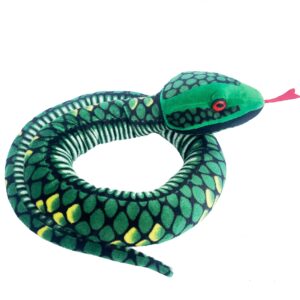 lazada snake stuffed animal plush giant anaconda realistic kids toys green 67 inches