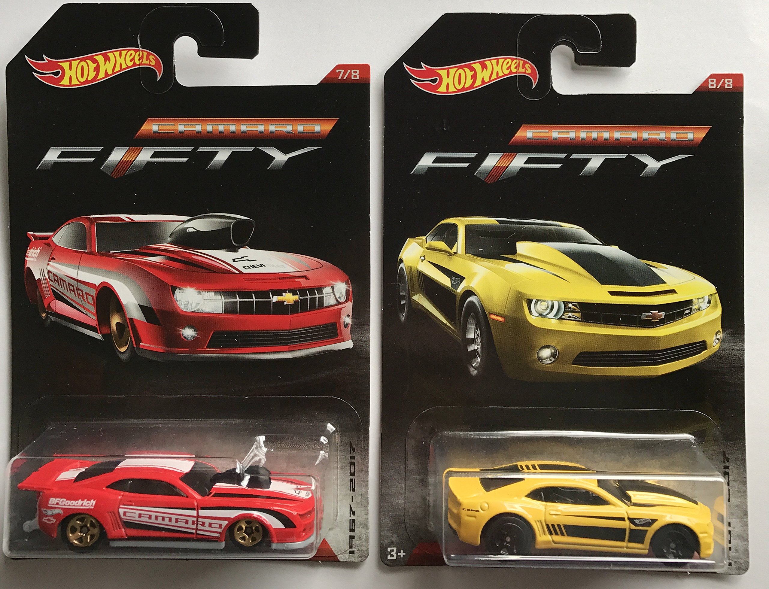 Hot Wheels Camaro Fifty 1967-2017 Exclusive 8 Car Set