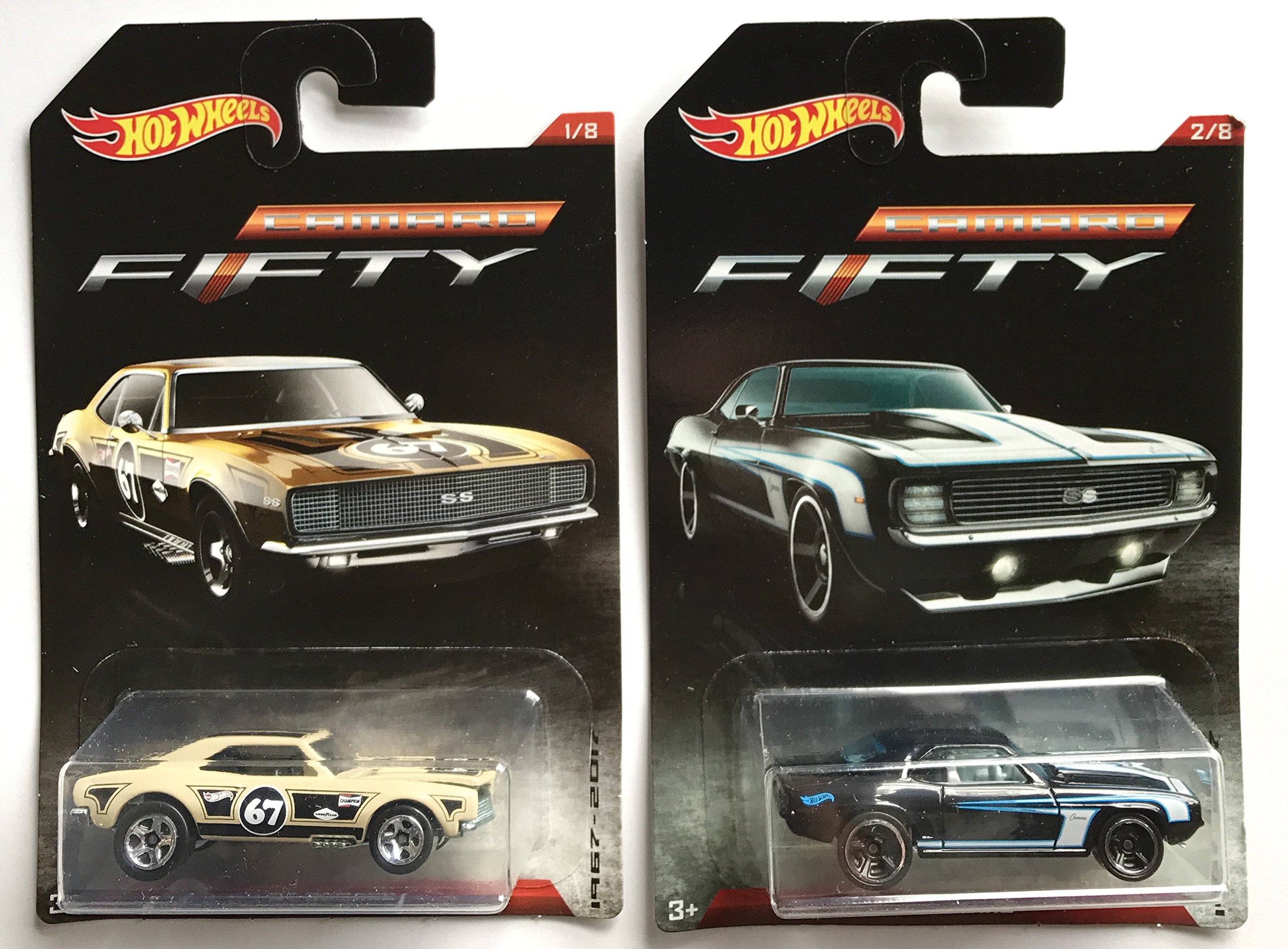 Hot Wheels Camaro Fifty 1967-2017 Exclusive 8 Car Set