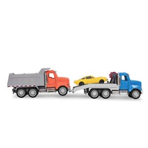 Driven by Battat – Toy Tow Truck For Kids – City Vehicle Toy – Lights & Sounds – Movable Parts – 3 Years + – Micro Tow Truck