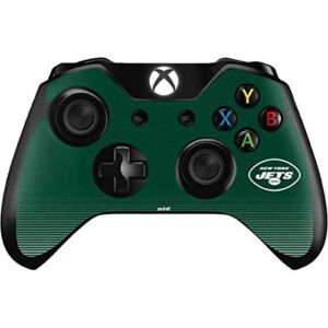 skinit decal gaming skin compatible with xbox one controller - officially licensed nfl new york jets breakaway design