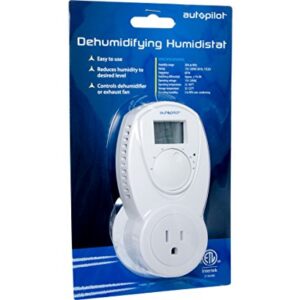 Hydrofarm APSCD Dehumidifying Humidistat, White