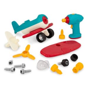 Battat – Classic Construction Toy – Pretend Play Toys – Toddler Plane Playset – Dexterity Building Toy – 3 Years + – Take-Apart Airplane