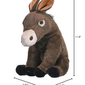 Wild Republic Mule Plush, Stuffed Animal, Plush Toy, Gifts for Kids, Cuddlekins 12"