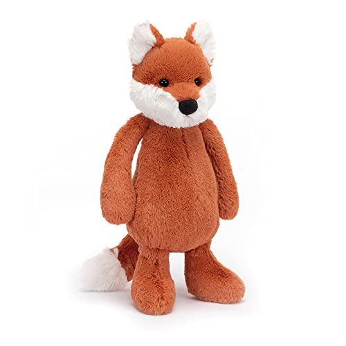 Jellycat Bashful Fox Cub Stuffed Animal, Medium 12 inches | Woodland Plush Toy | Classic Children's Gift