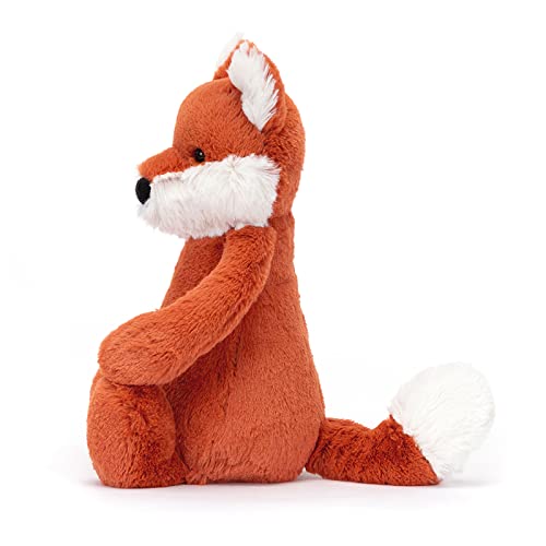 Jellycat Bashful Fox Cub Stuffed Animal, Medium 12 inches | Woodland Plush Toy | Classic Children's Gift