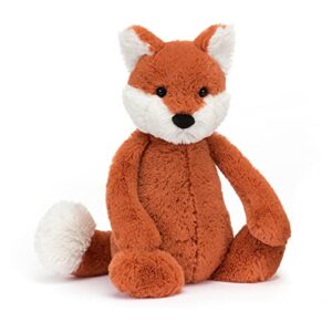 jellycat bashful fox cub stuffed animal, medium 12 inches | woodland plush toy | classic children's gift