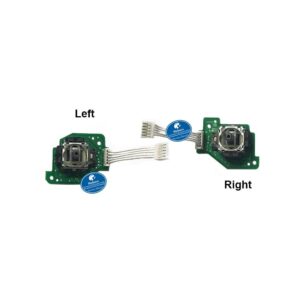 Rinbers® Left Right Analog Joysticks with PCB and Flex Cable Assembly Replacement for Nintendo Wii U Gamepad Controller