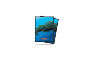 ultra pro magic: the gathering mana 5 island deck protector for standard size cards (80 ct.), multicolor, one size