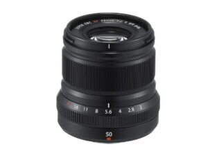 fujifilm single focus in the telephoto lens xf50mmf2 r wr b black--(japan import-no warranty)