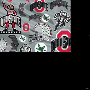 Skinit Decal Gaming Skin Compatible with PS4 Slim Bundle - Officially Licensed Ohio State University Ohio State Pattern Design