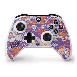 skinit decal gaming skin compatible with xbox one s controller - officially licensed nba phoenix suns digi camo design